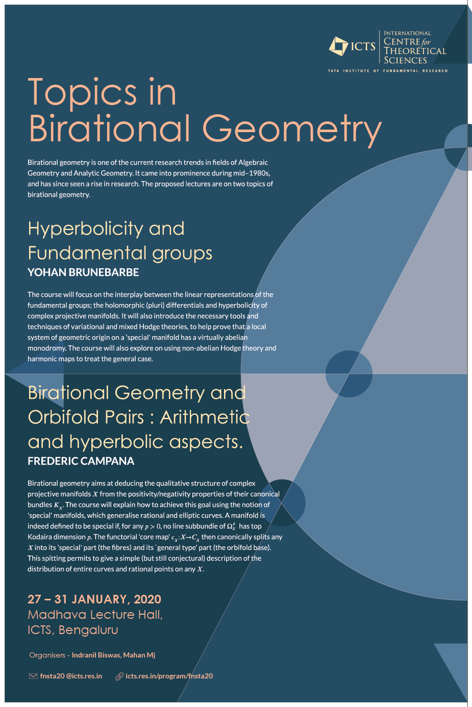 Topics in Birational Geometry | ICTS